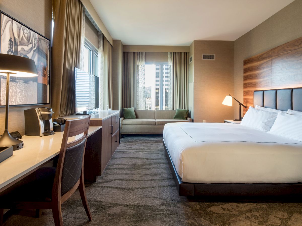 Downtown Portland Accommodations - The Porter Hotel - with city views.