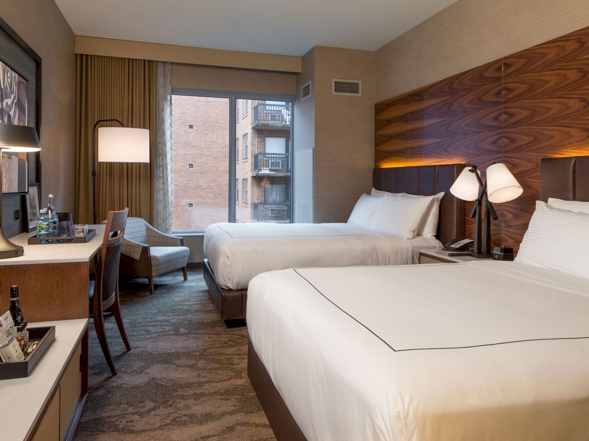 Downtown Portland Accommodations - The Porter Hotel - with city views.